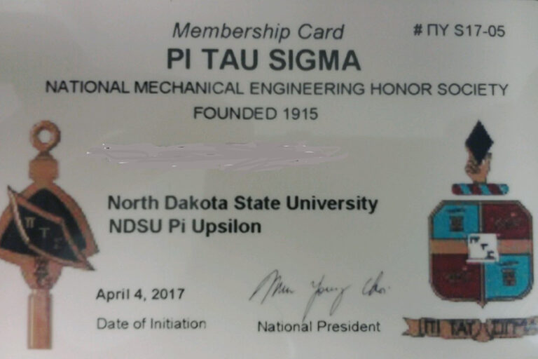 Replacing Certificates/Cards - Pi Tau Sigma